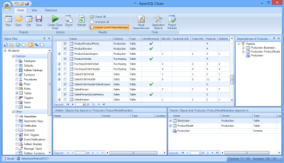 Safely delete SQL server database and objects with ApexSQL Clean