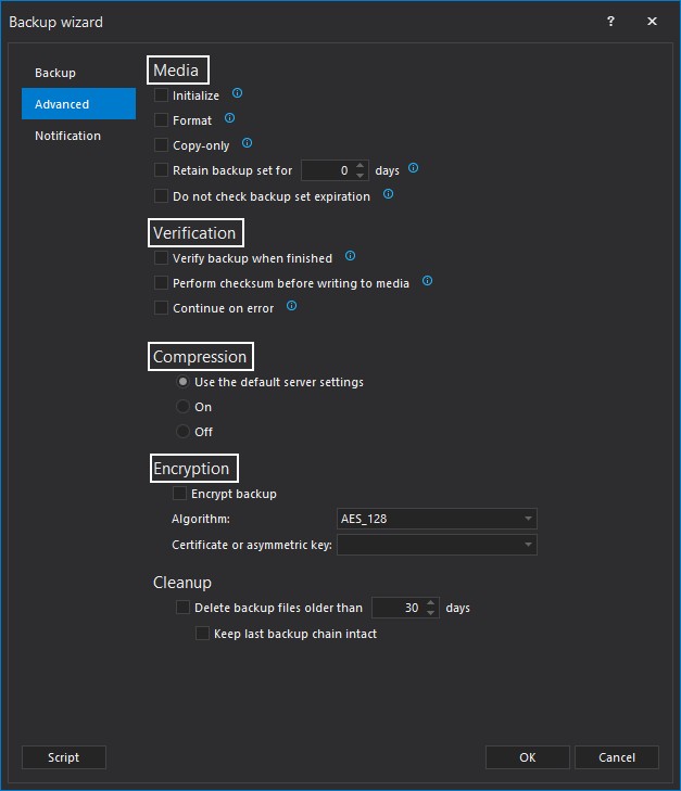 How To Create Sql Server Database Split Backup Files
