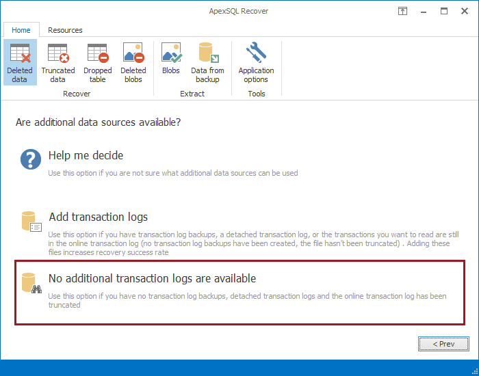 SQL Server disaster recovery - How to quickly recover data lost due to ...