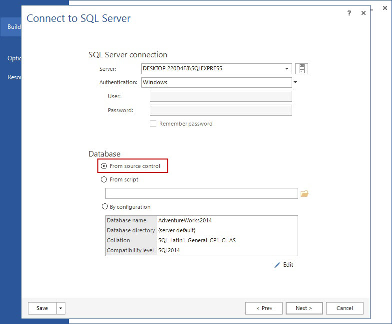 How To Build A Sql Server Database From Source Control Solution Center