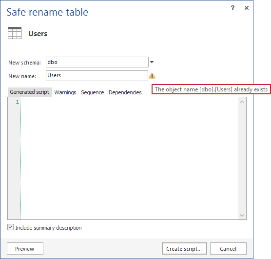 Two Ways To Rename Sql Server Database Objects Solution Center