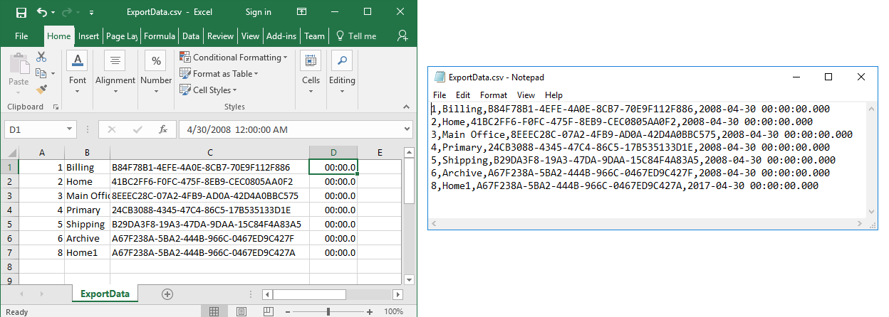 How To Export SQL Server Data To A CSV File
